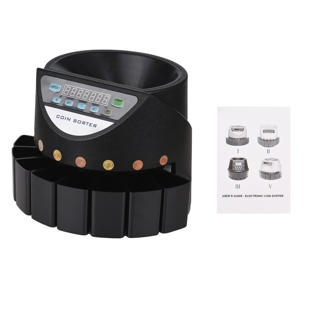 Cheap Electronic Coin Sorter Counter Counting Sorting Machine Countable Coins with Multi ...