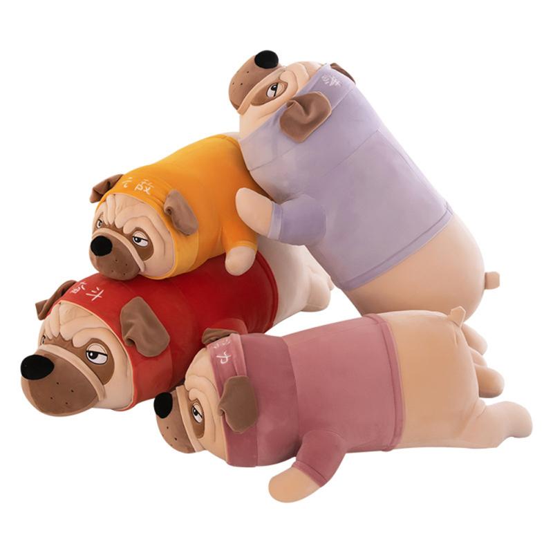 Buy Plush Shar Pei Dog Shape Pillow Creative Cute Dressing Doll Toy ...
