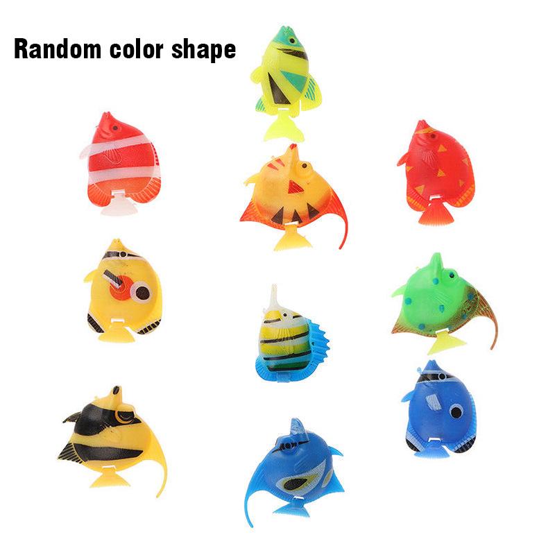 Buy 10pcs Aquarium Fish Tank Artificial Fake Floating Fish Pet Ornament ...