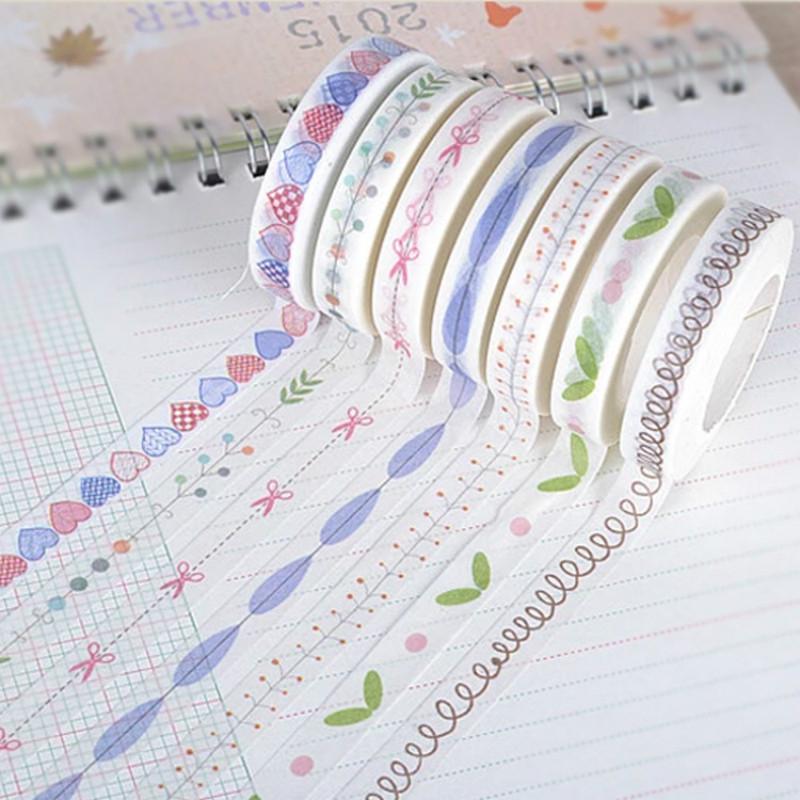 Fresh and Lovely Hand-painted Decorative Stationery Dividing Line DIY ...