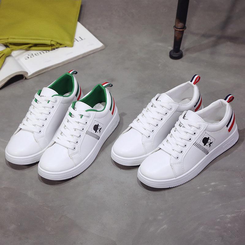 Buy Spring Wild Women's Shoes Sports White Shoes Women's Thick-soled ...