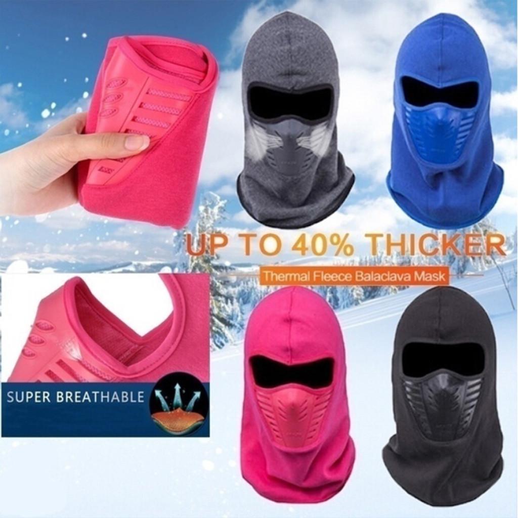 Buy Windproof Fleece Helmet Sports Winter Hat Motorcycle Cycling Skiing ...