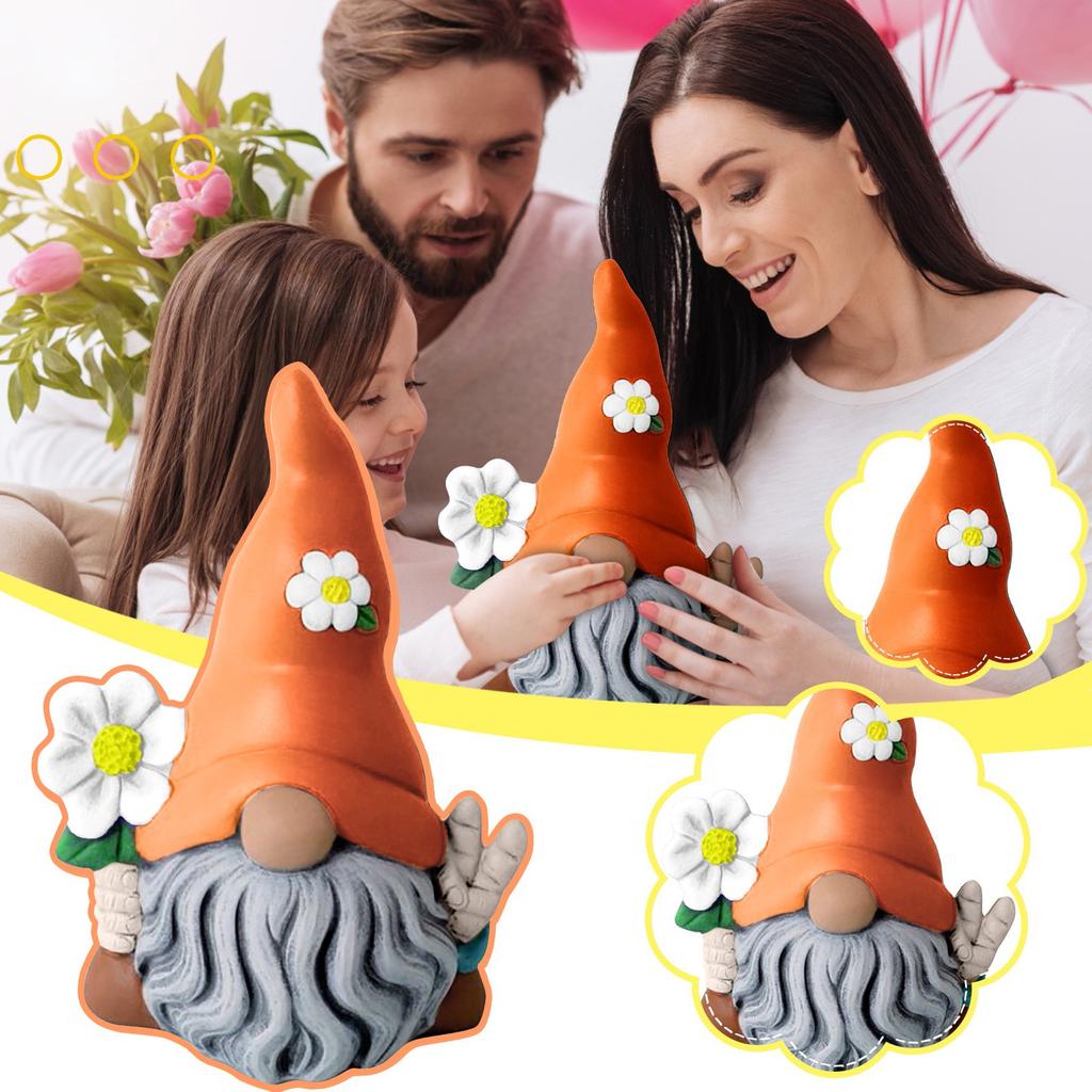 Buy Magic Garden Gnome Resin Statue Collectible Figurines Miniature ...