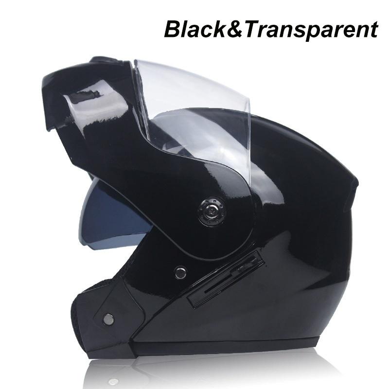 Buy IR Flip Up Motorcycle Helmet Racing Modular Dual Lens Motocross ...