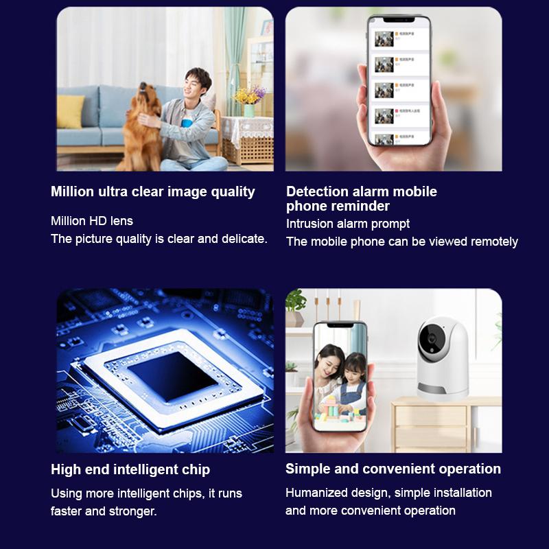 Cheap 5G WiFi Camera HD 1080P Night Vision Indoor Surveillance Video ...