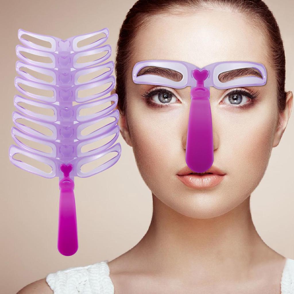 Buy 8PC Professional Lasting Eyebrow Shaper For Easy Grooming Shaping ...