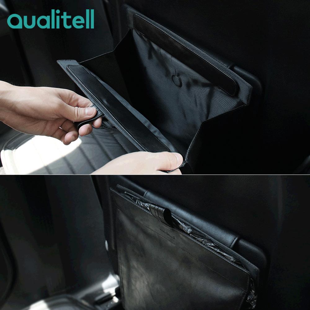 Car Trash Bag LeakProof with Auto Magnetic Switch PVC Leather Seat ...