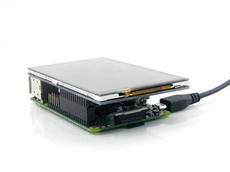 4 Inch RPi LCD Resistive Touch Screen Monitor 480x320 TFT LCD for ...