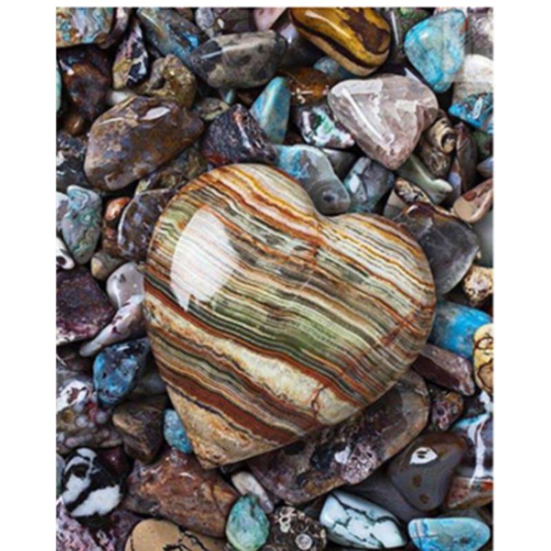 5D Diy Diamond Painting "Color Stone" Wall Art Cross Stitch Home Decor ...