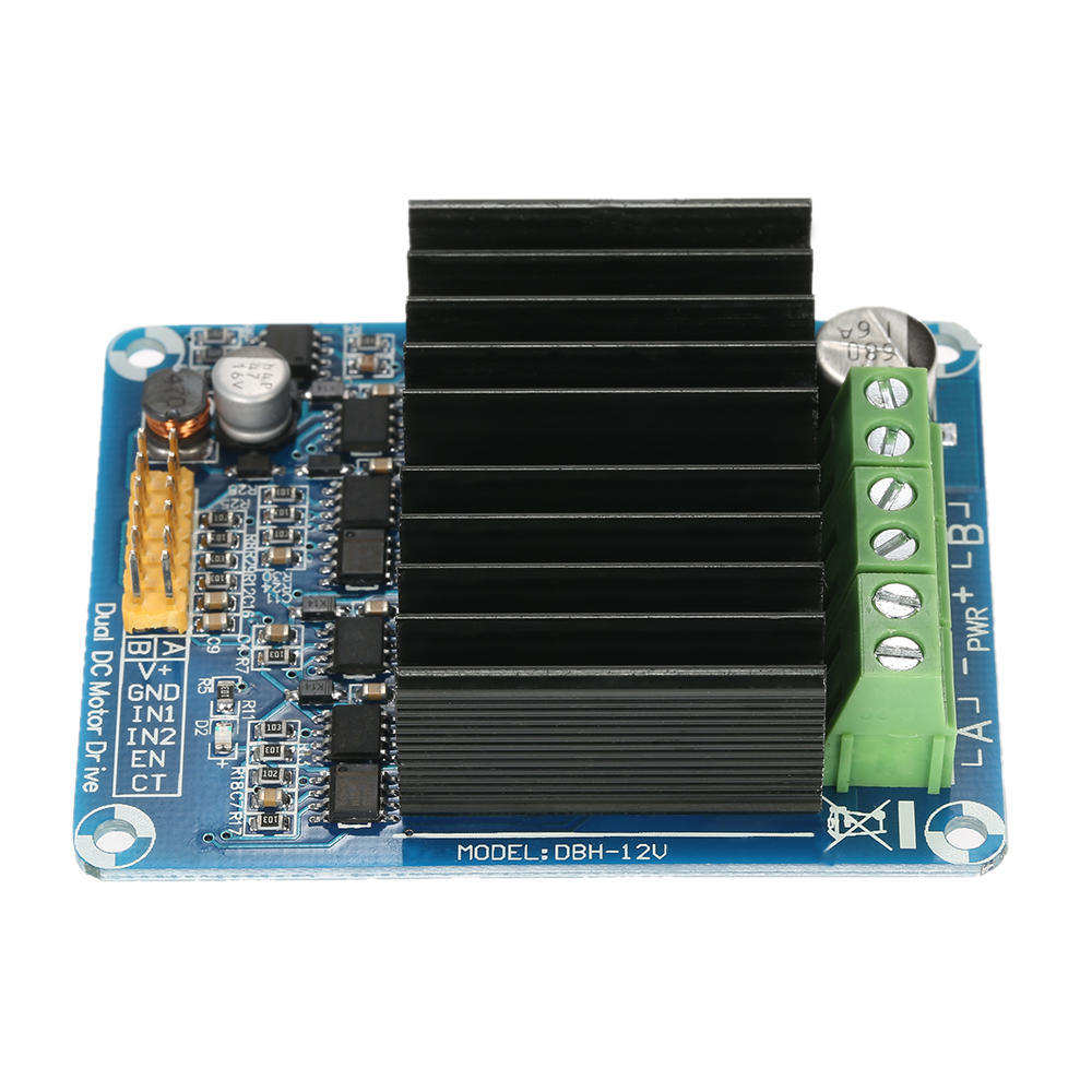 Buy DC 5V-12V 12V 30A Dual Channel H-bridge DC Motor Controller Driver ...