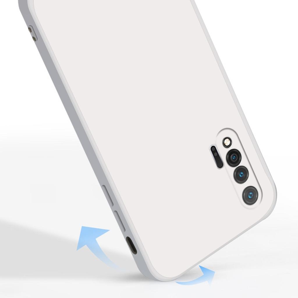 Buy For Huawei Nova 6 5G Solid Color Imitation Liquid Silicone Straight ...