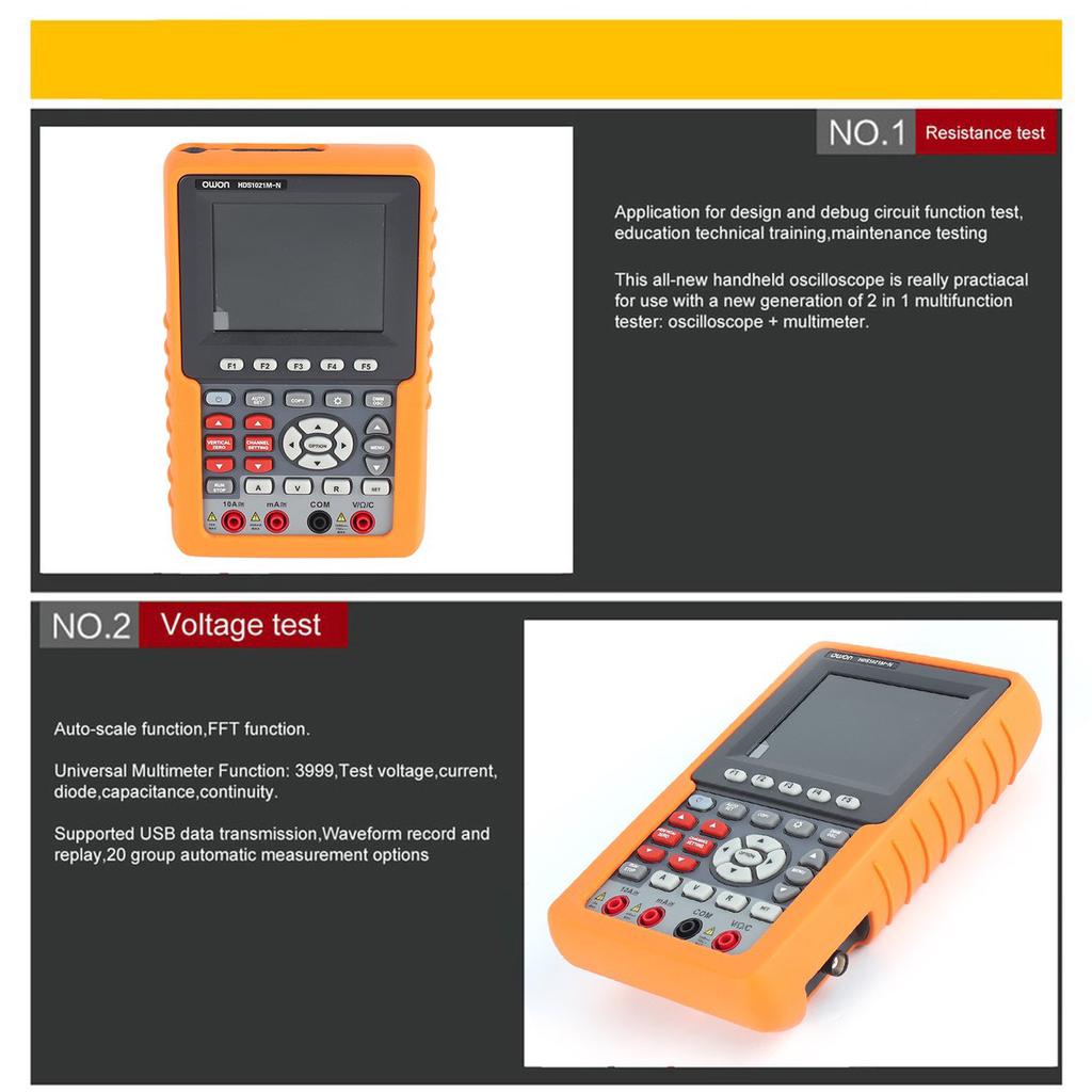 Owon Handheld Oscilloscope Review at Indiana Seery blog