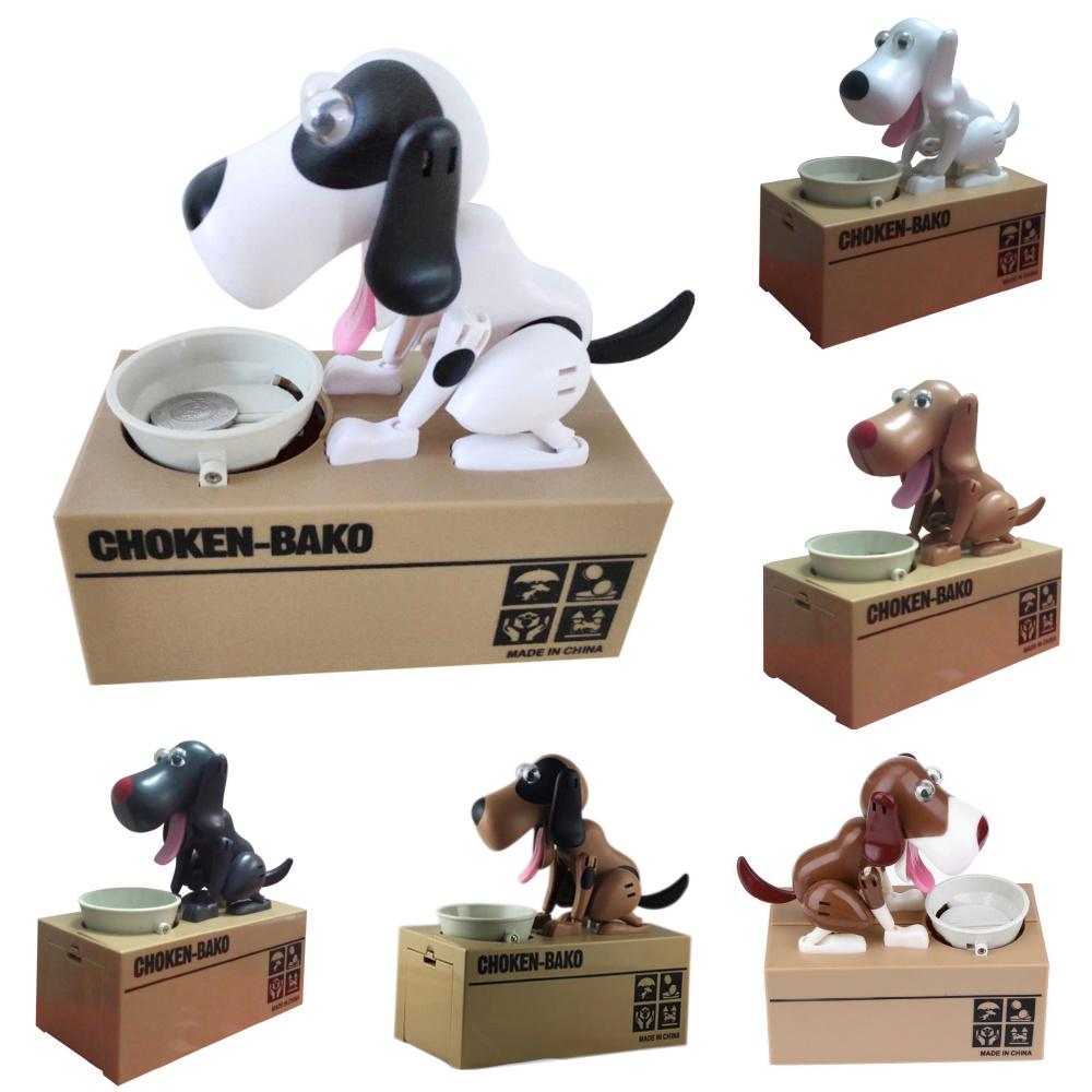 Buy Dog Piggy Bank Puppy Money Saving Box Cute Automatic Stealing Coin ...