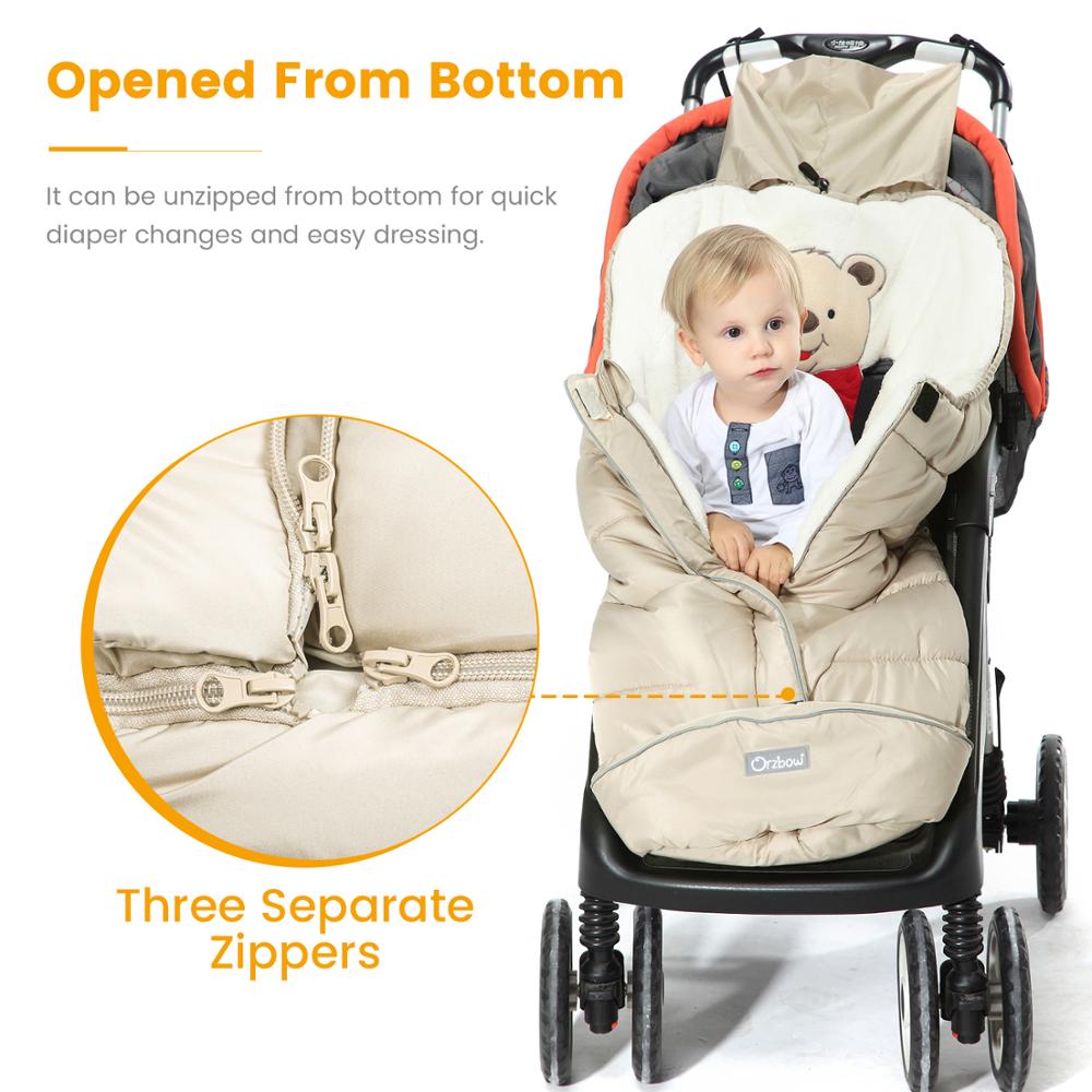 Купить Уличная коляска, детский спальный мешок, зимний детский кокон с ...