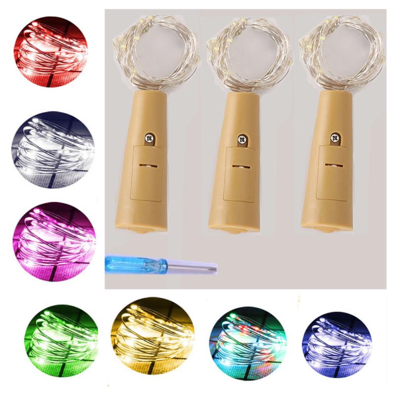Buy 3Pcs 2M 20LEDs Bottle Stopper String Light with 3 Lighting Modes ...