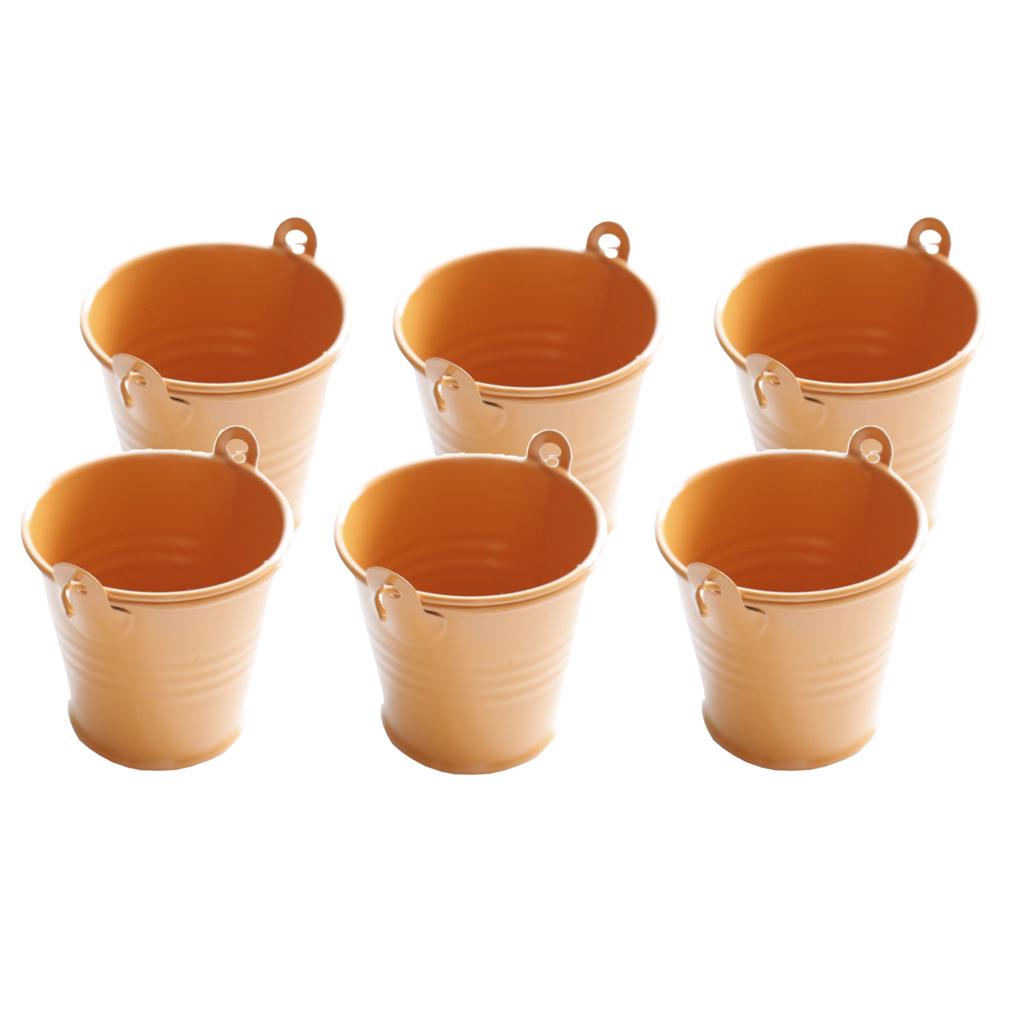 6Pack Mini Buckets Metal Candy Box Bucket Wedding Party Favor Gift ...