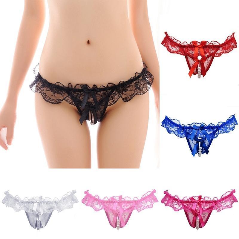 💰Kaufe Sexy Damen Spitze Open Crotch Strings zum besten Preis im Online ...