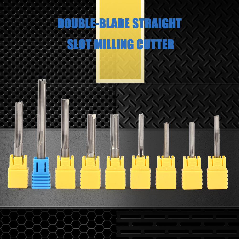 Buy Double-edged Straight Slot Milling Cutter Router Bit CNC Engraving ...