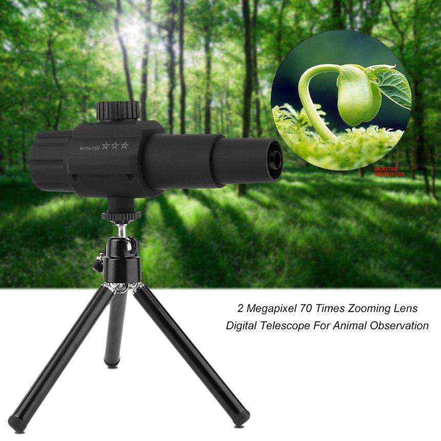 Buy 2 Megapixel 70 Times Zooming Lens Digital Telescope For Animal ...