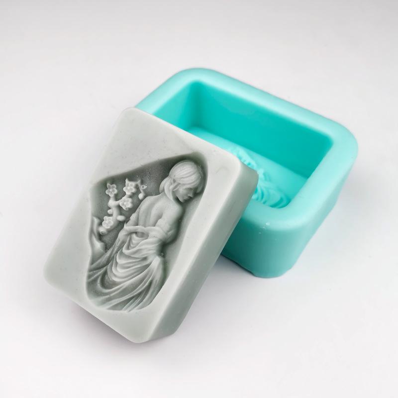 💰Kjøp Soap Mold Beauty Bath Handmade Soap Mold DIY Square Aromatherapy ...