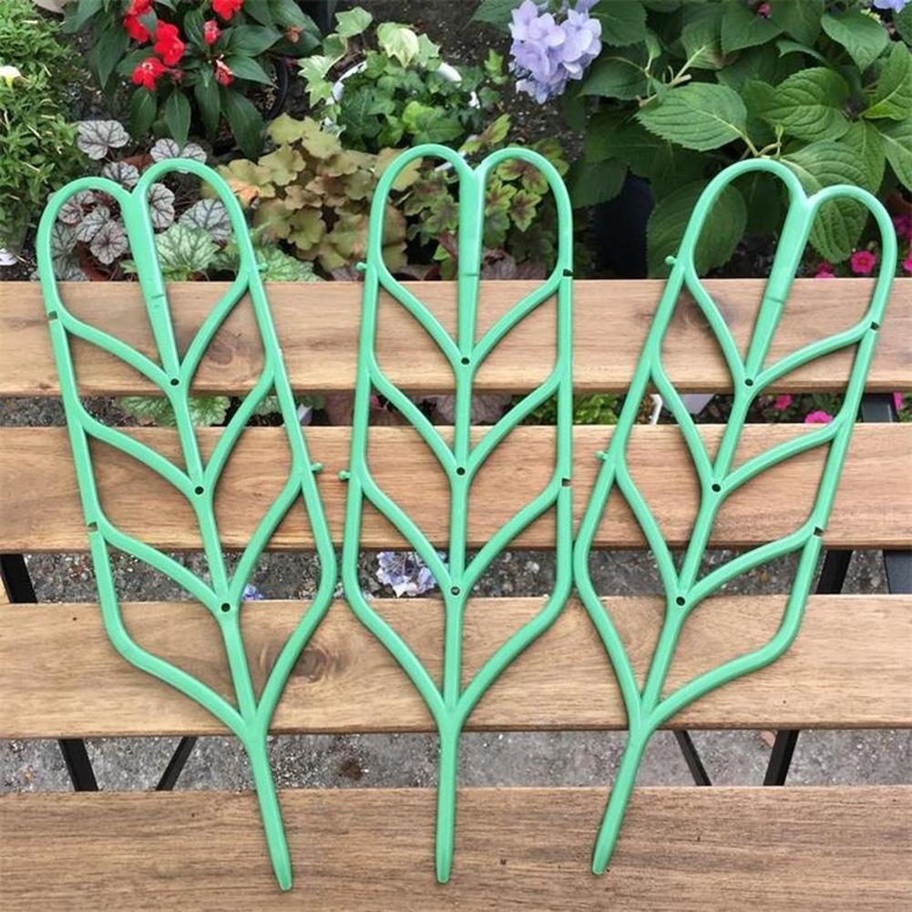 Buy Leaf Shape Garden Trellis for Climbing Plants Potted Plant Support ...
