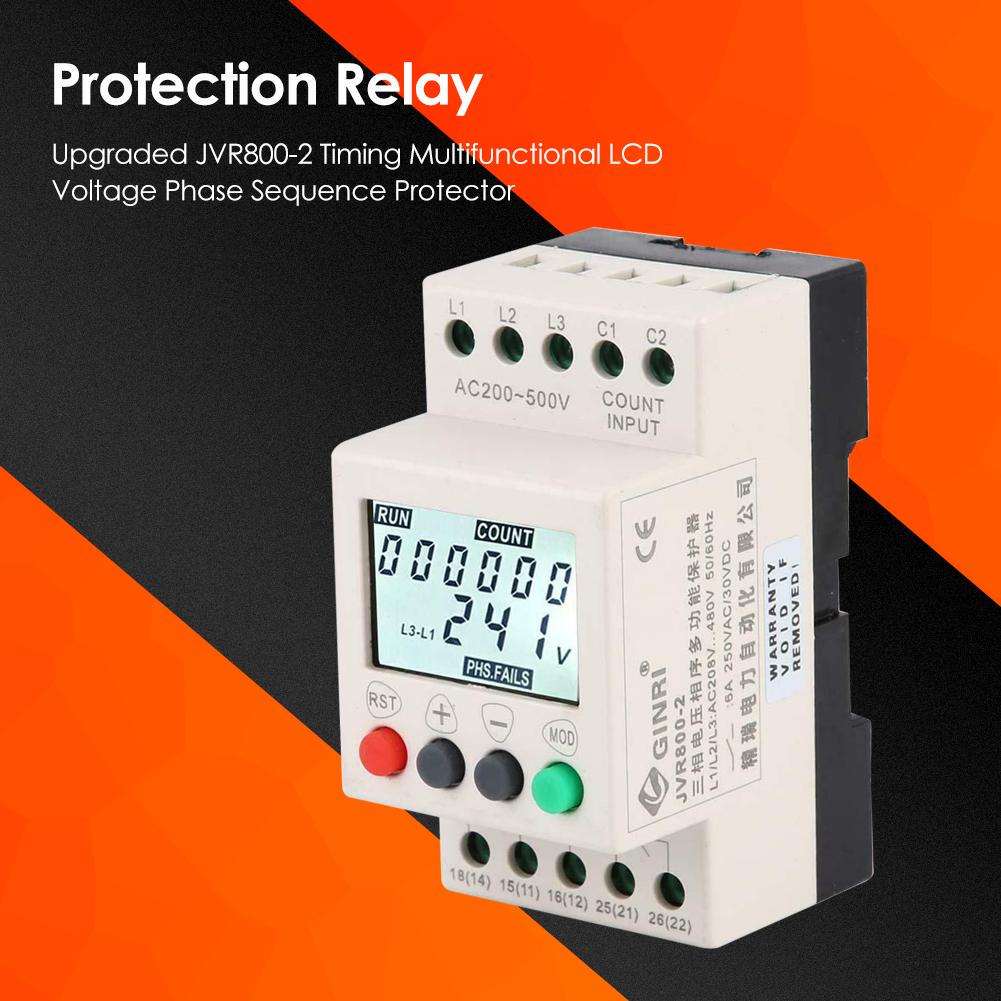 Buy 3 Phase Protective Relay Over/Under Voltage Phase Sequence ...