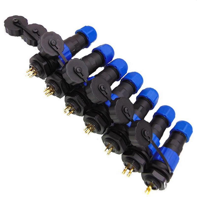 Buy Sp13 Waterproof Ip68 Chassis Panel Mount Circular Aviation Plug ...