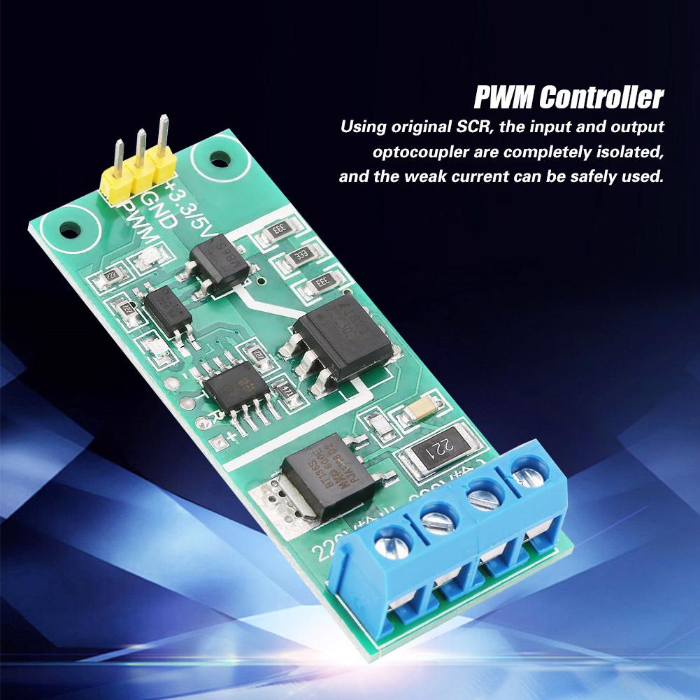 Buy AC220V Thyristor Isolation Module Dimming Voltage Regulator PWM ...