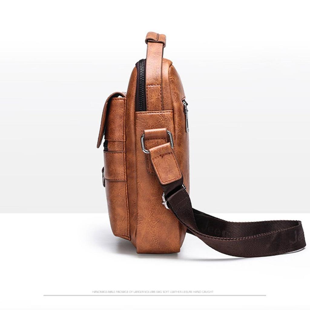 Buy GQ Men's Messenger Shoulder Bag Retro Casual Leather Bags Male ...