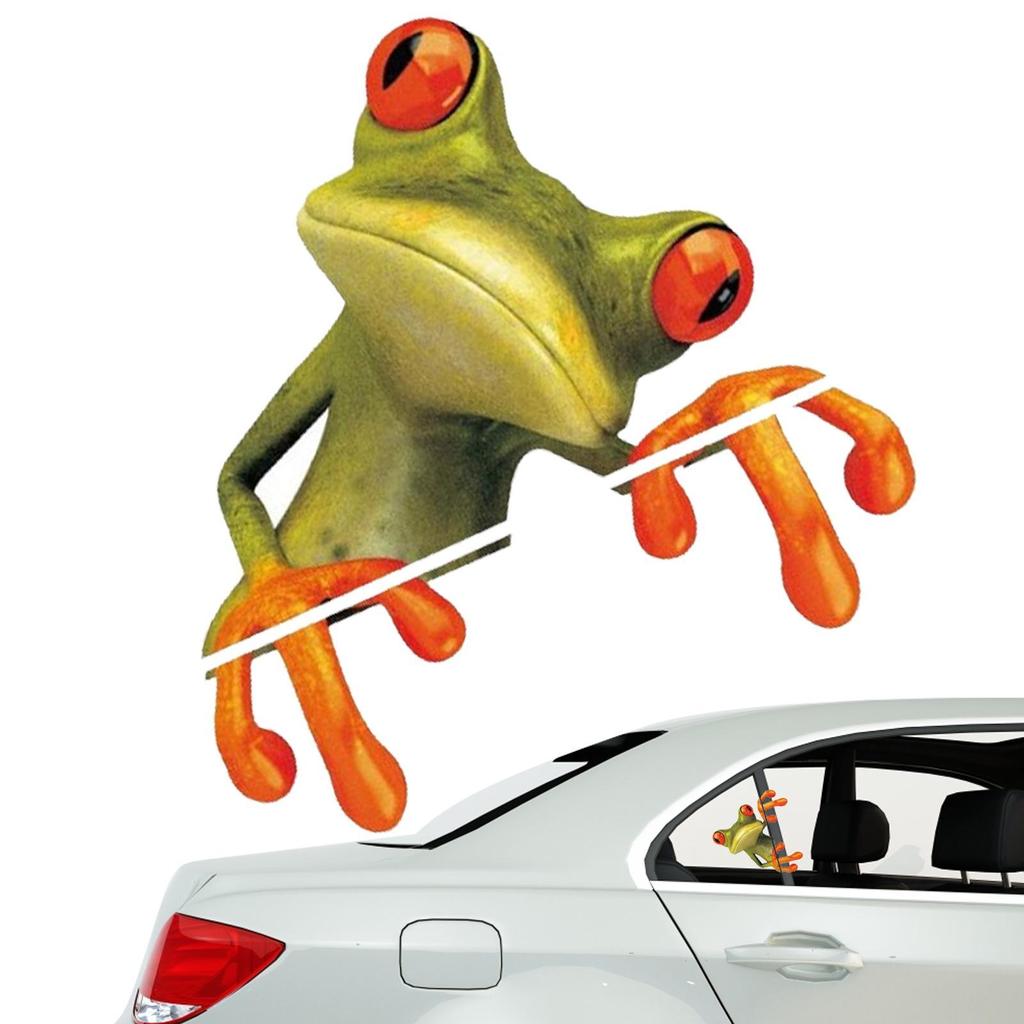 Satın alın Frog Stickers|3D Waterproof Laying Frog Car Windshield ...