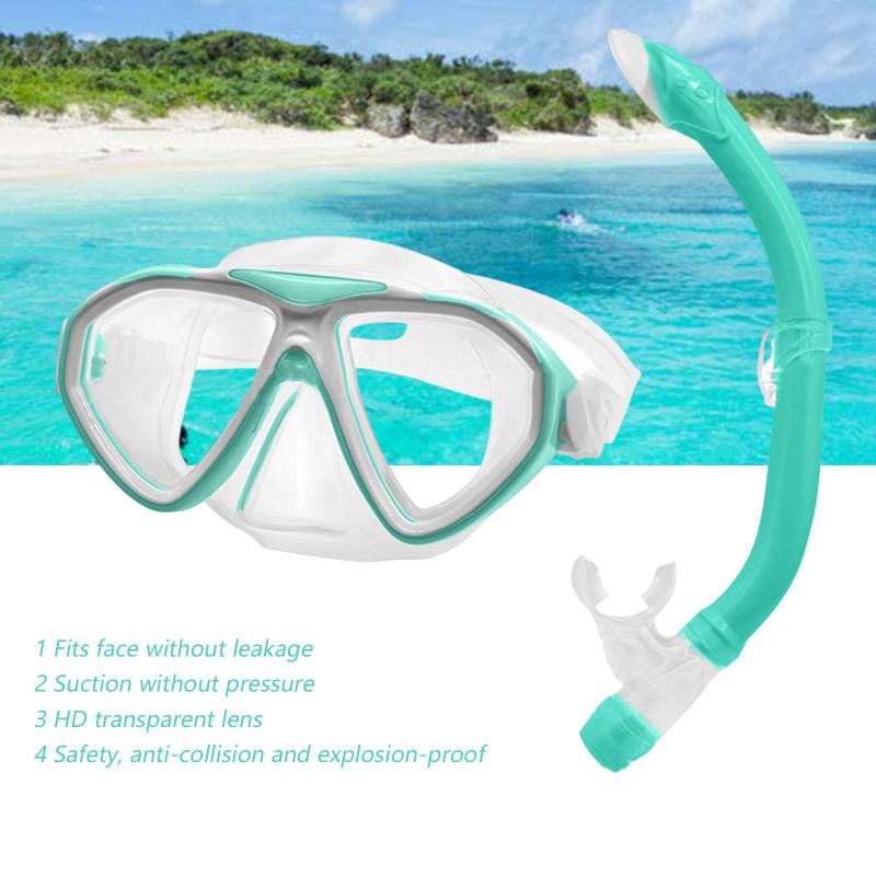 Cheap Semi-dry Snorkeling Set For Teenagers Leak-proof Anti-collision ...