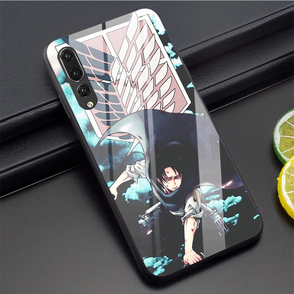 Attack on Titan Phone Case for Huawei P10 Cover P20 P30 P40 Honor 9X ...