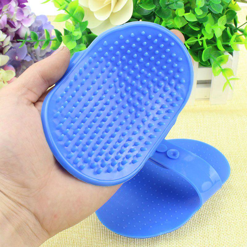 Pet Dog Cat Bath Brush Comb Rubber Glove Hair Fur Grooming Massaging ...