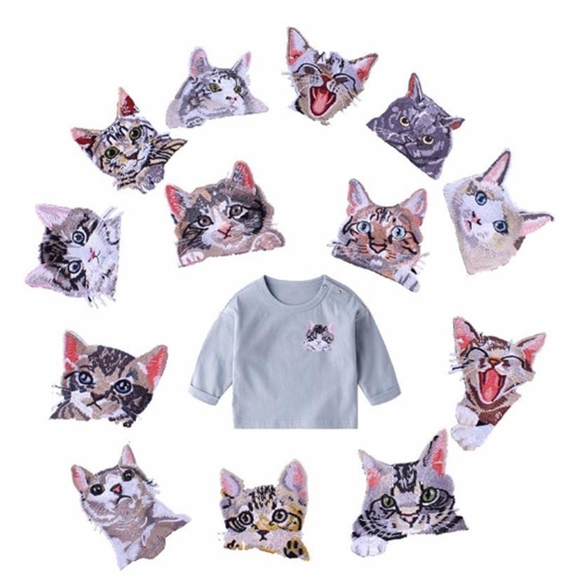 Koop 3 stuks 3D leuke Anime Meow Cat Patch Applique kleding DIY Iron on ...