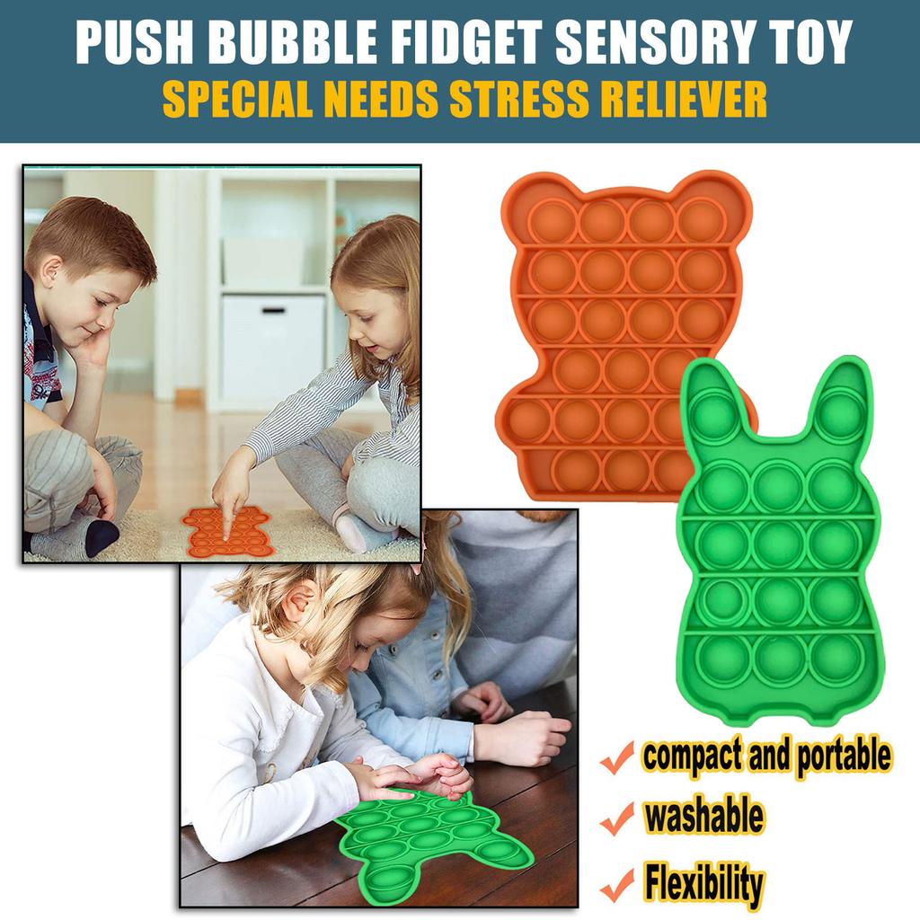Buy Digital Watch# Push Bubble Fidget Sensory Toy Autism Special Needs ...