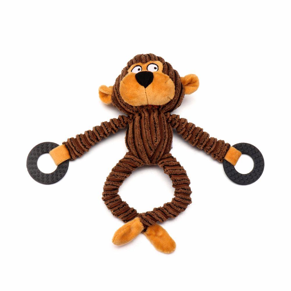 Buy Bear Monkey Sound Squeaker Plush Dog Chew Toys Puppy Interactive ...