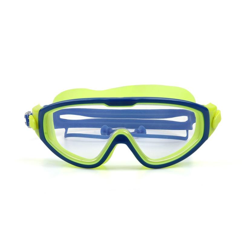 Buy Big Frame Kids Swim Goggles Anti Fog Wide View Swimming Gear for ...