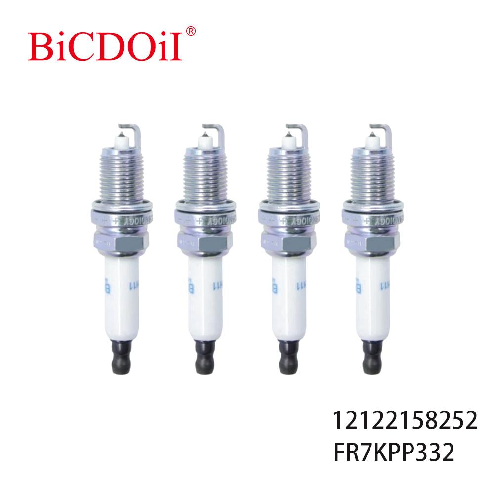 Buy 4pcs /6pcs 12122158252 Fr7kpp332 Platinum Spark Plug For Bmw E46 ...