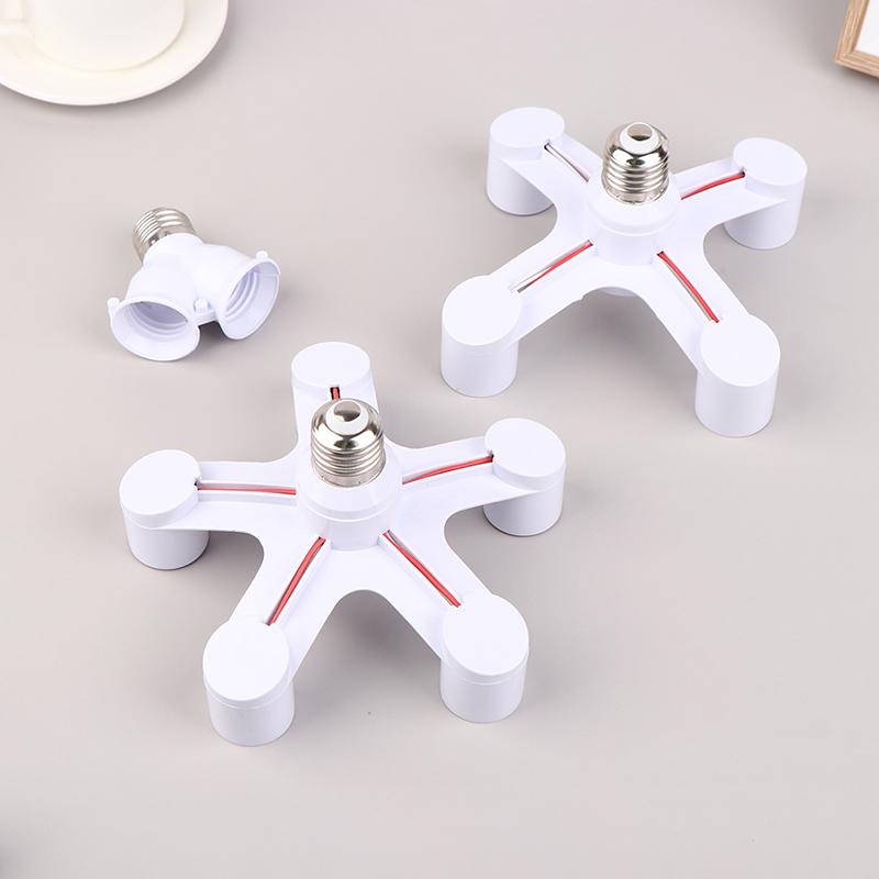 Buy E27 To E27 Led Bulb Lamp Holder E27 Base Socket Splitter Socket ...