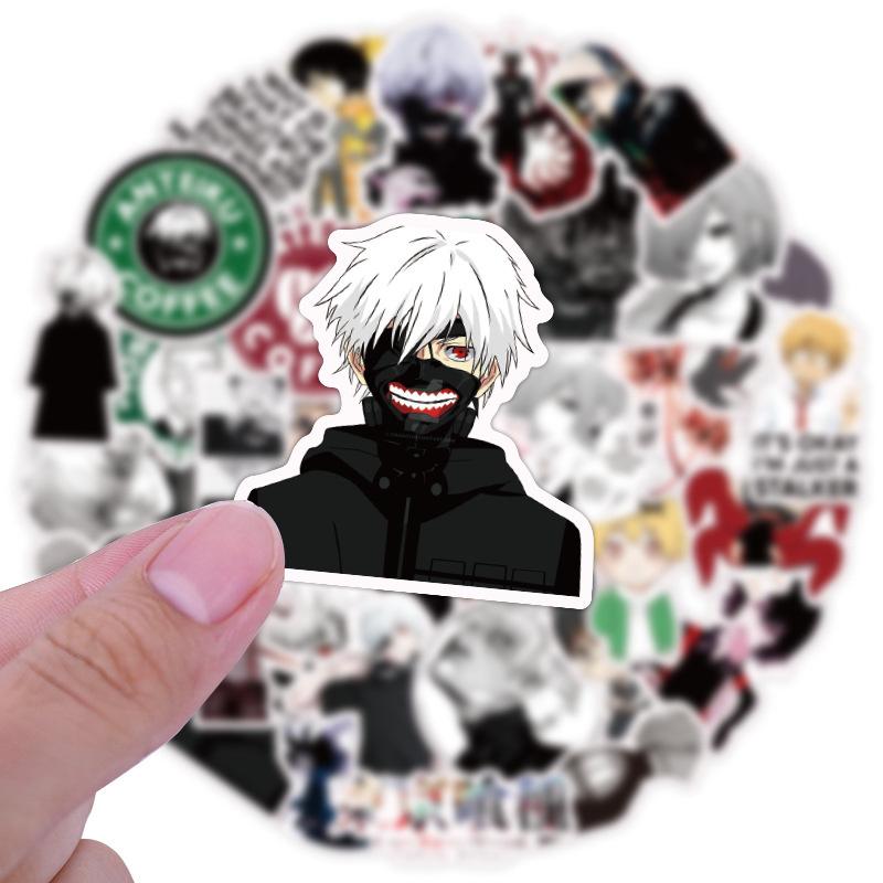 Buy 10/25PCS Tokyo Ghoul Stickers Cartoon Graffiti Stickers for DIY ...