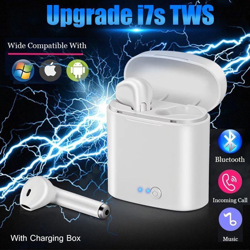 Buy I7 I7s TWS Wireless Earphone Bluetooth Earbud Charging Box In Ear ...