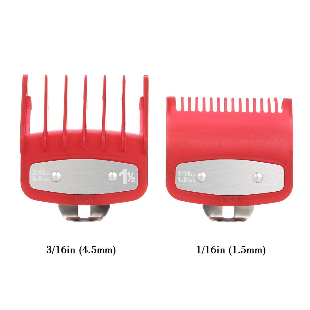 Buy 2pcs Cutting Guide Comb Hair Clipper Limit Comb Guide Attachment ...