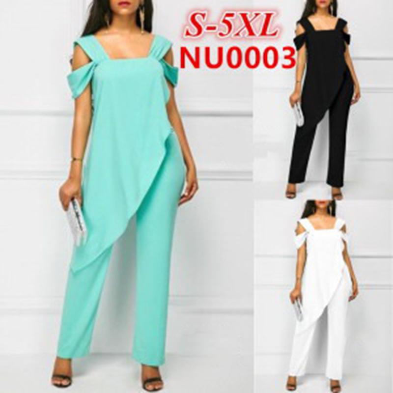 Buy 3 Colors Plus Size Women Sexy Elegant Slim Fit Top Pff-shoulder T ...