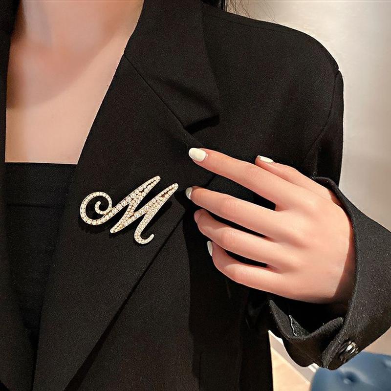 Buy Fashion English Alphabet Brooch at affordable prices — free ...