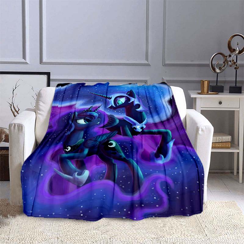 My Little Pony Blankets Unicorn Flannel Blankets Super Soft Throw ...