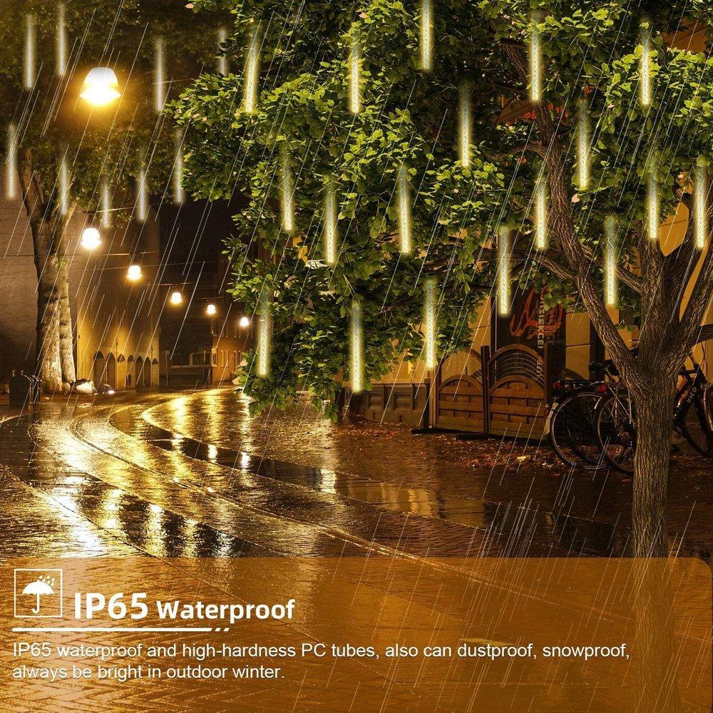 KKKR Led Meteor Shower Lamp Waterproof Colorful Meteor Lamp Outdoor ...