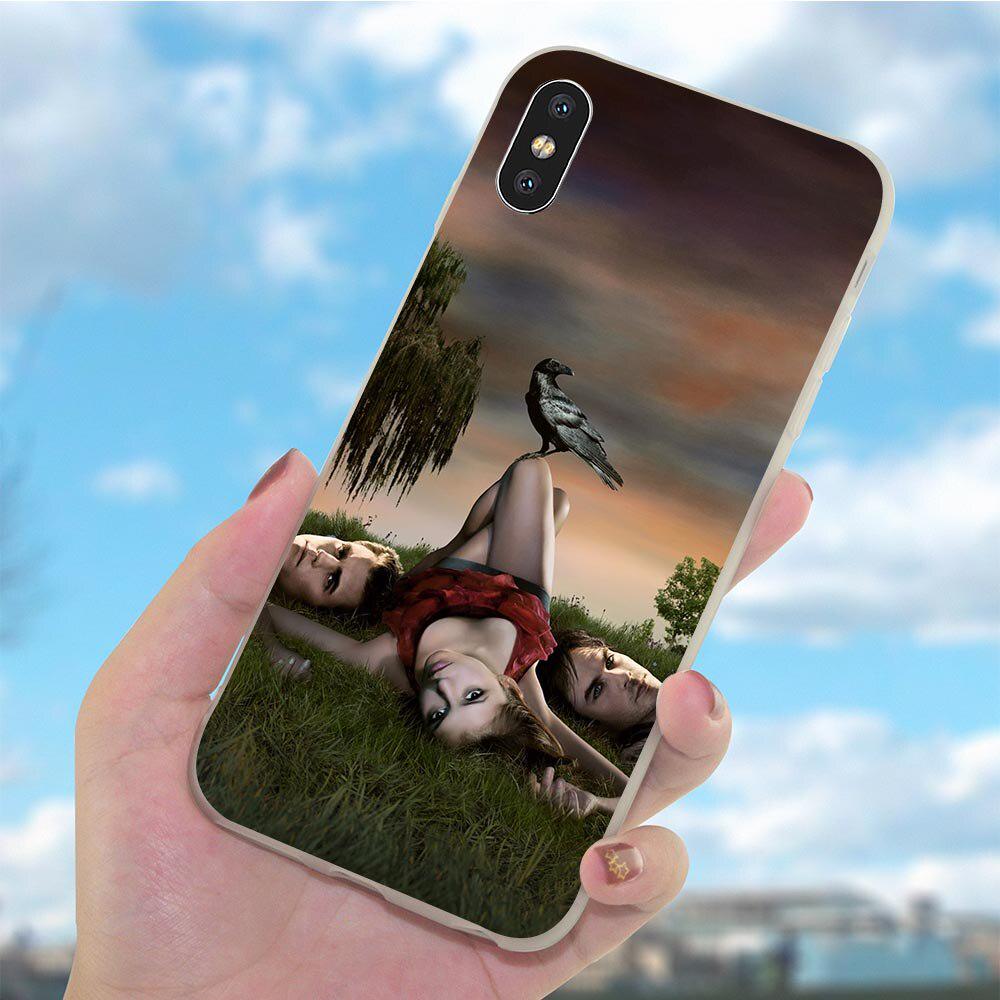 Buy The Vampire Diaries Phone Cover for iPhone X Case 6 6S XR Xs Max 8 ...