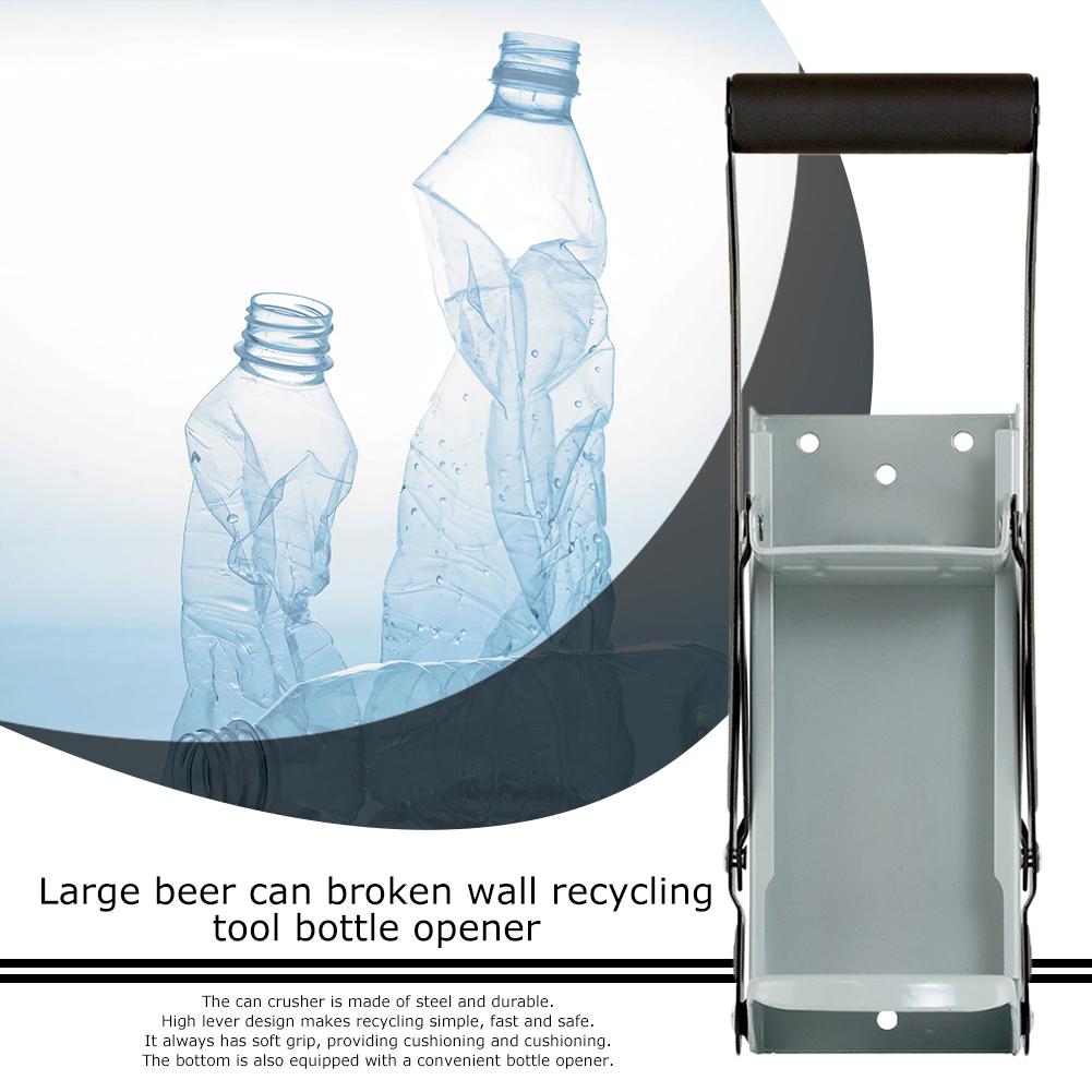 16oz Beer Can Crusher Wall Mounted Beer Soda Bottle Smasher Bottle ...