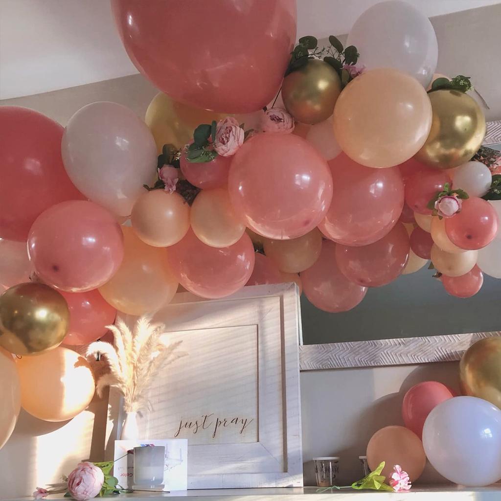Buy Morandi Color Balloon Chain Set Birthday Party Wedding Christmas ...