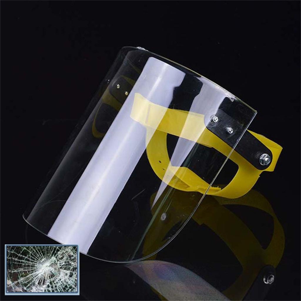 Buy Sandy Protective Safety PVC Mask Clear Head-mounted Face Eye Shield ...